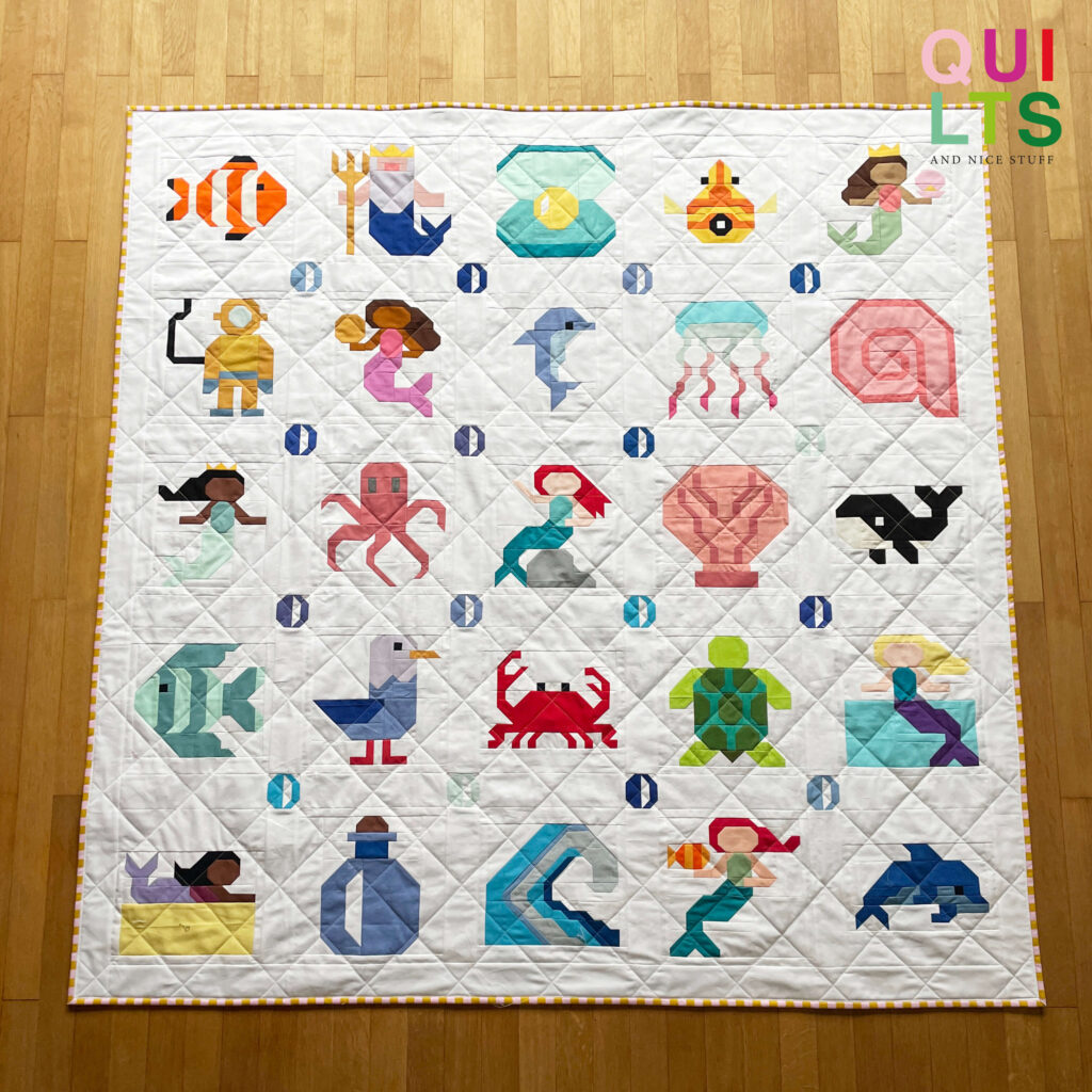 Unterwasser Quilt / Underwater Quilt - quiltsandnicestuff.com